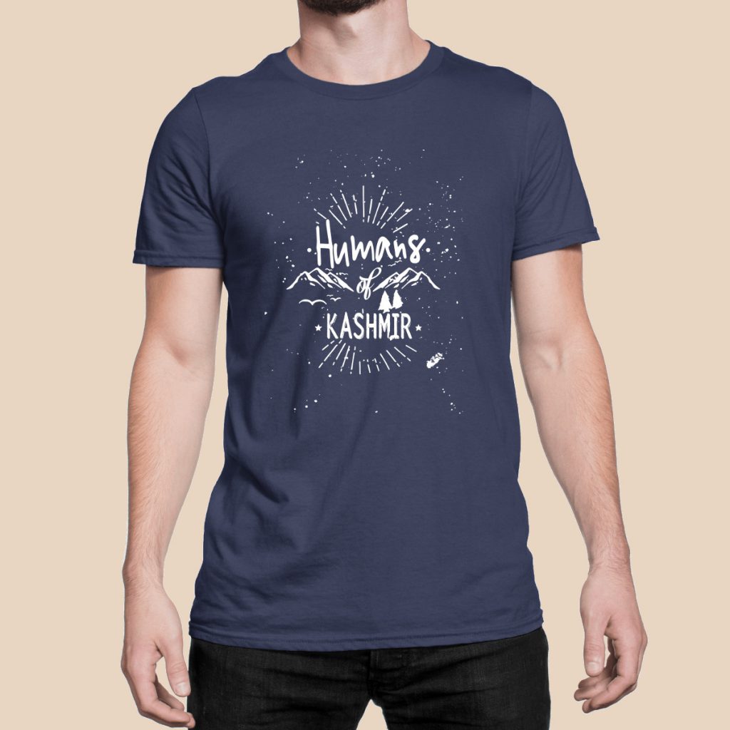 Humans of Kashmir T Shirt - Gyawun