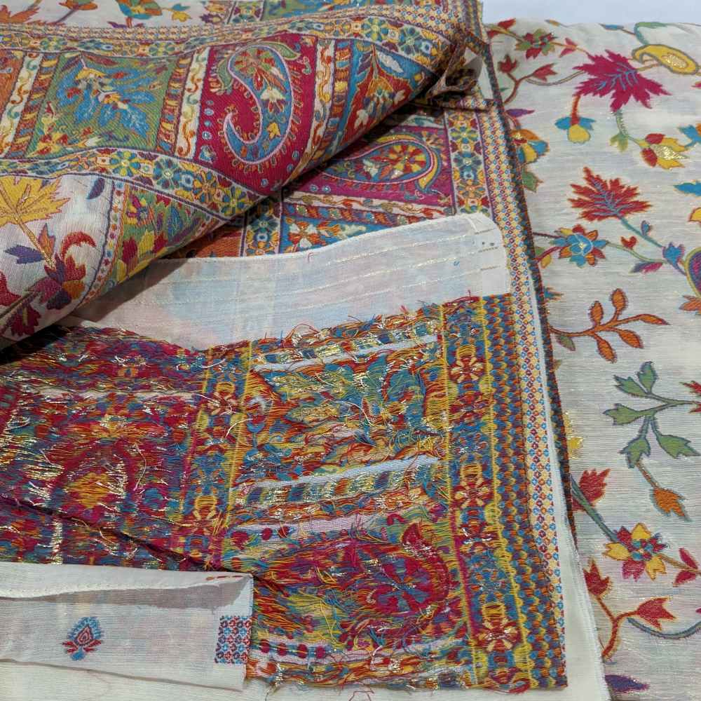 Chinar Jamawar Original Kashmiri Soft Silk Kani Saree - Gyawun