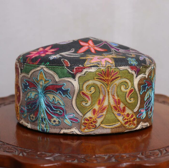 Ramzan Kani Kalamkari Embroidered Cap - Gyawun