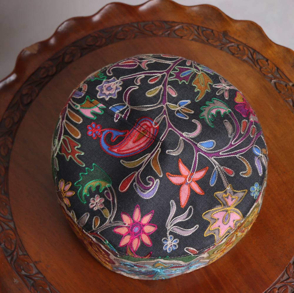 Ramzan Kani Kalamkari Embroidered Cap - Gyawun