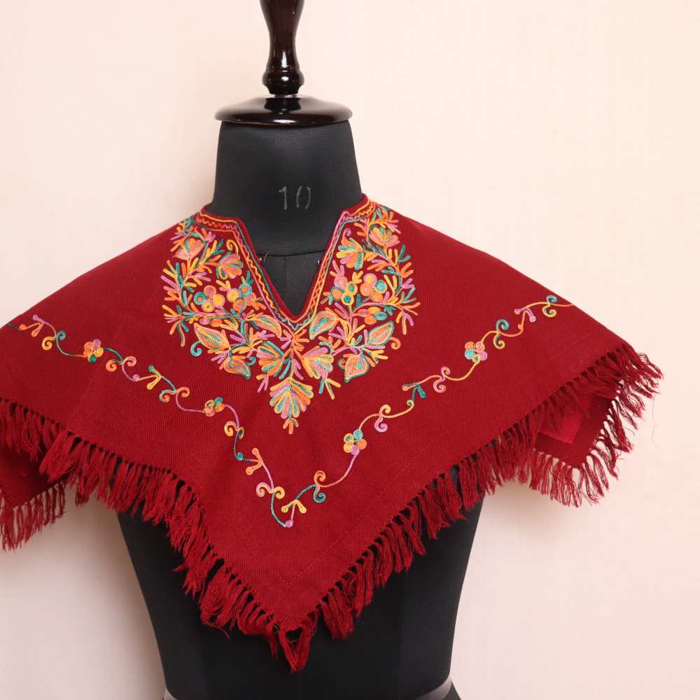 Buy Kashmiri Poncho Online - Gyawun